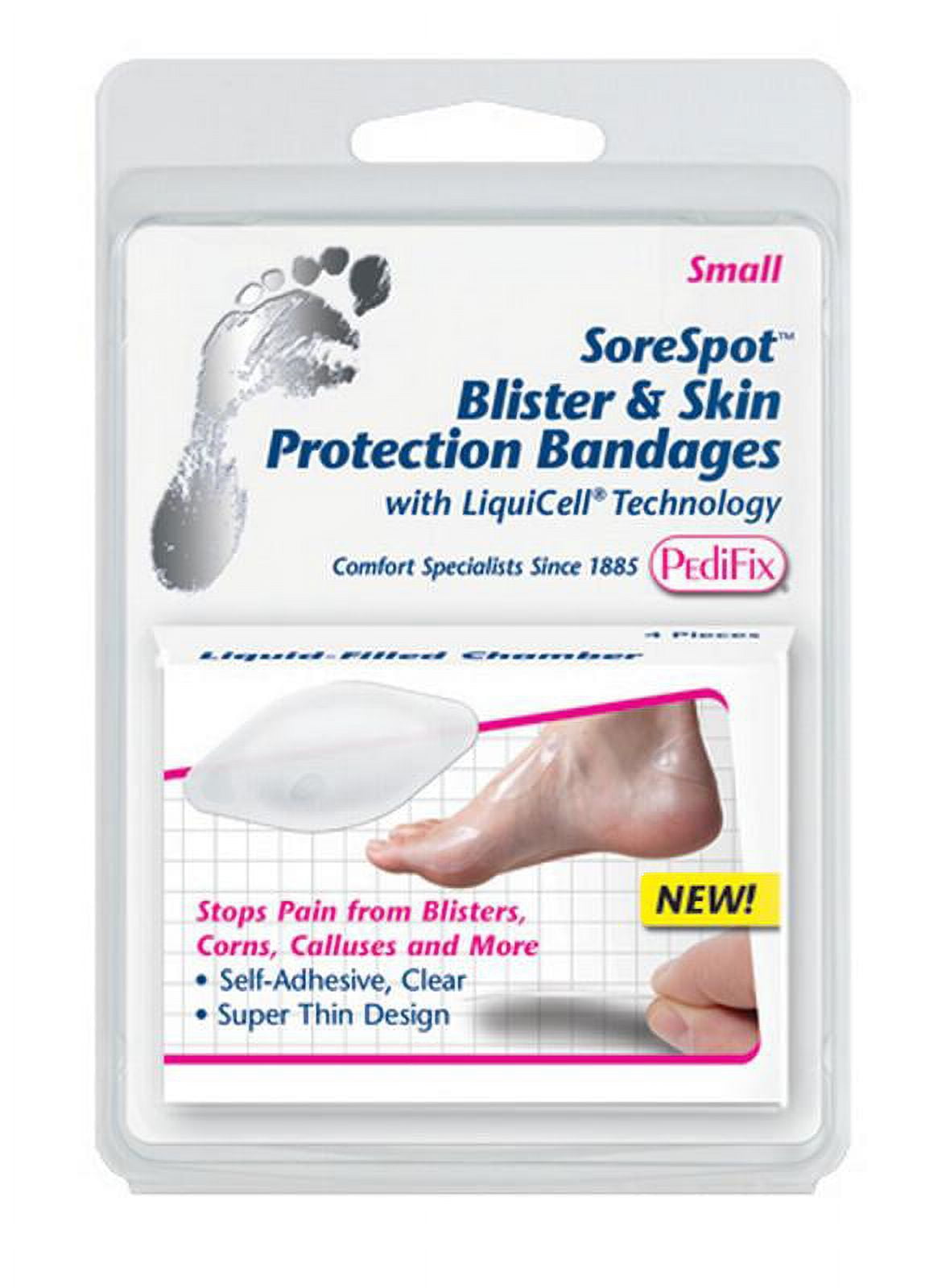 Sorespot Blister & Skin (pk/4) Protection Bandages Small HSA/FSA ...