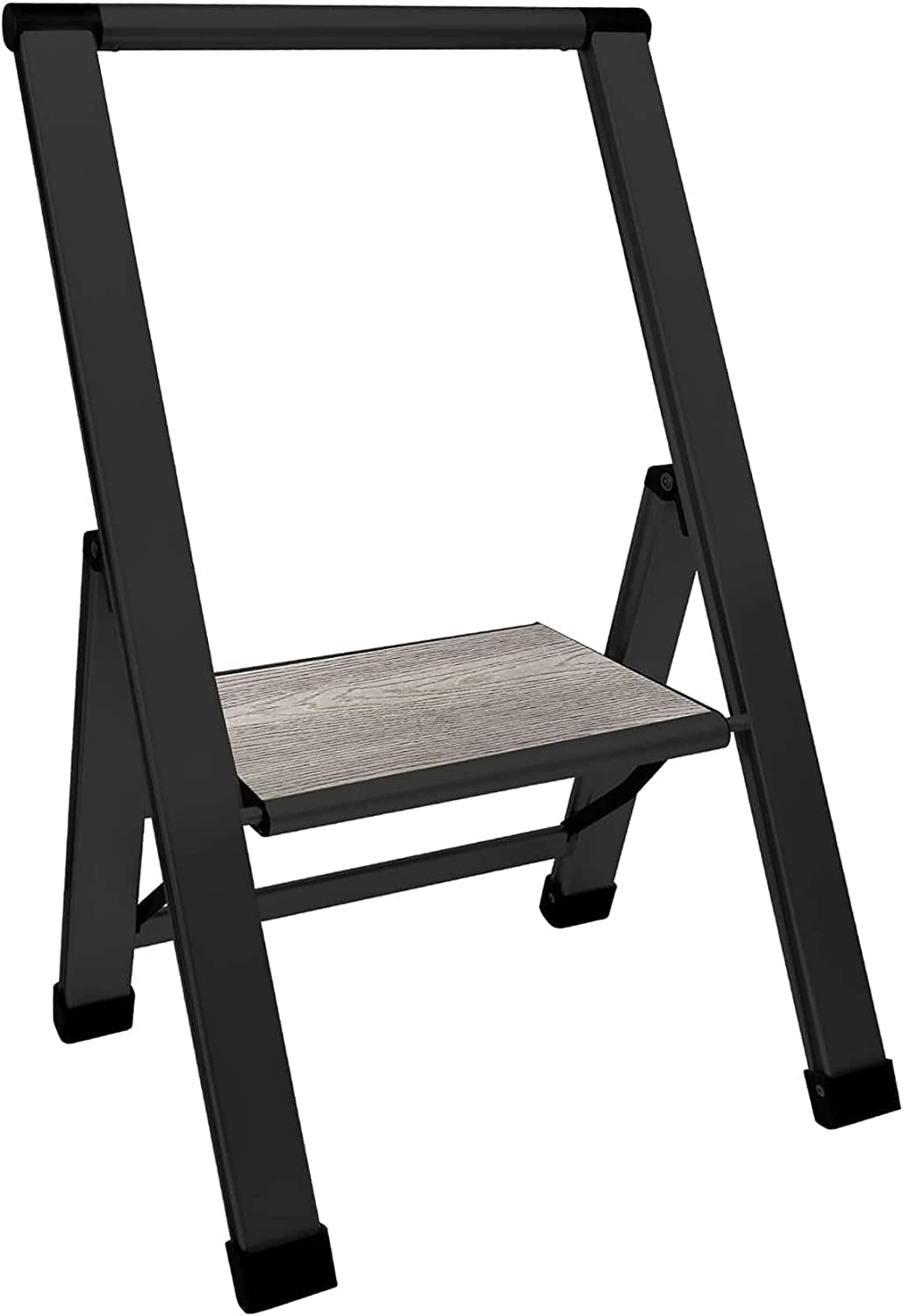 Sorfey 1-Step Step Ladder Slim, Anti-Slip Foldable Ladder Step Stool ...