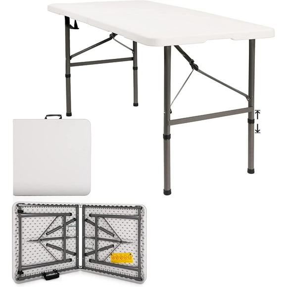 Lifetime 4 Foot Adjustable Height Folding Table