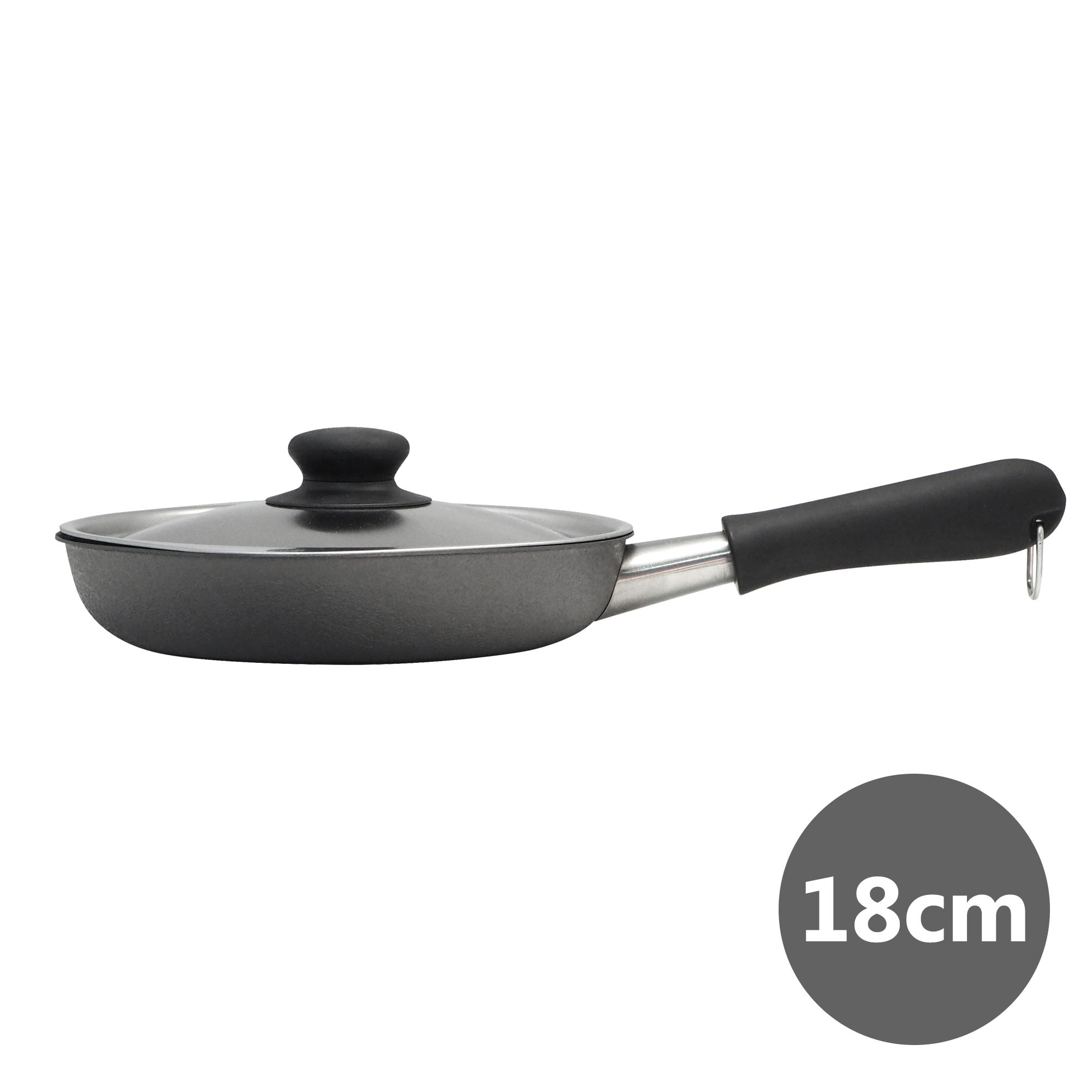 Sori Yanagi Double Fiber Nitrideed Iron Frying Pan 18cm// Lid stainless ...