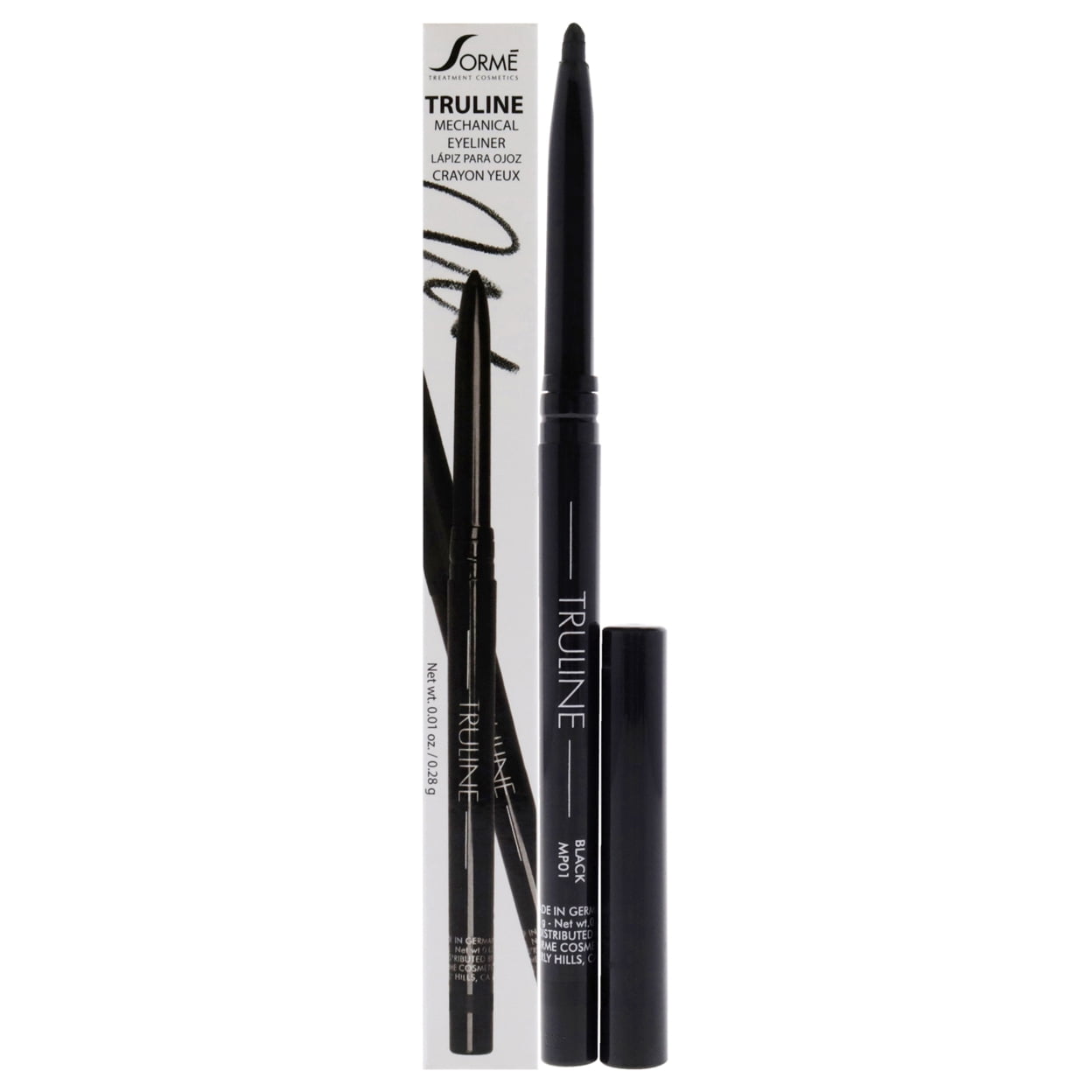 Sorme Cosmetics Truline Mechanical Eye Pencil - MP01 Black 0.01 oz Eye ...