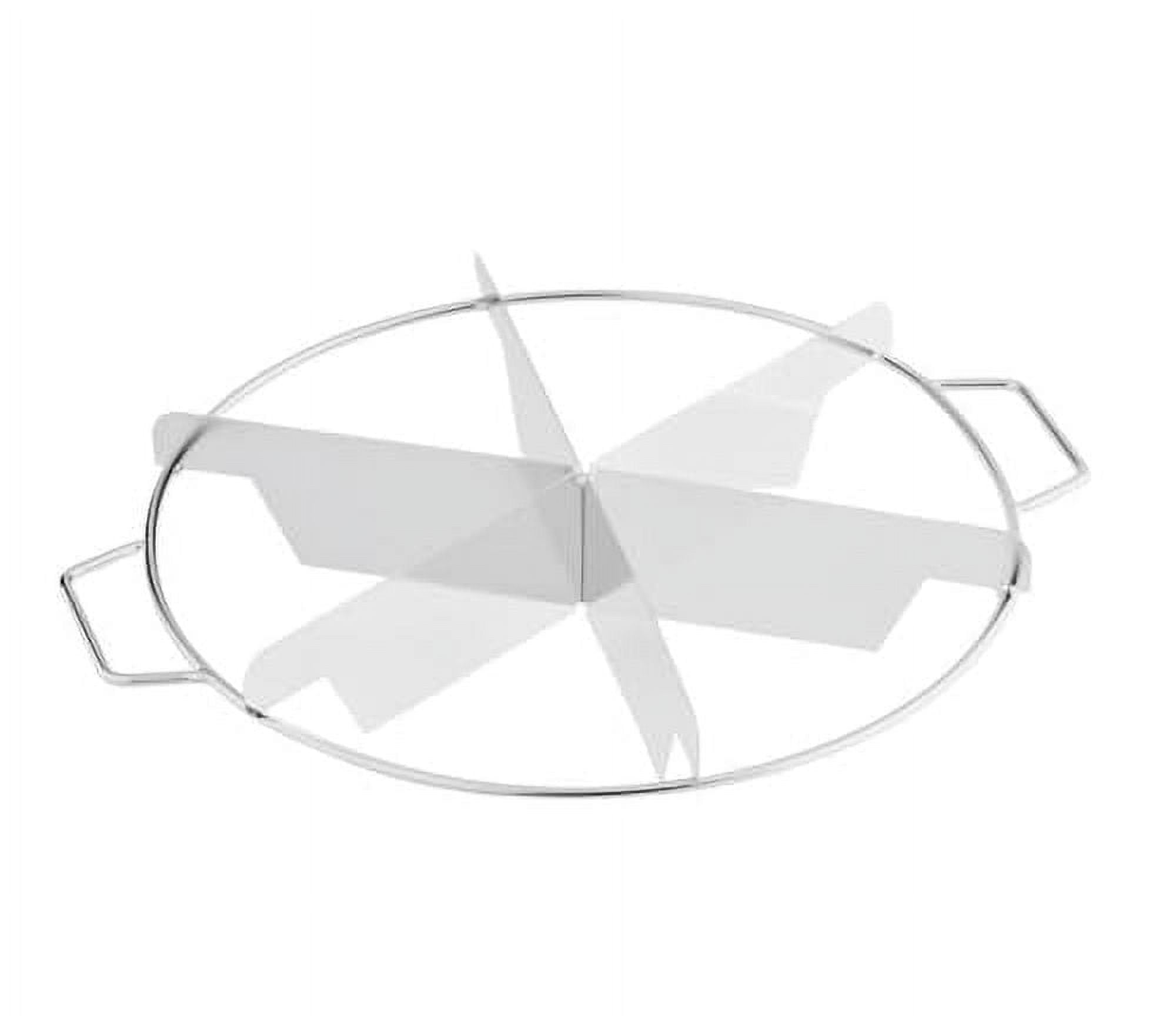 Soro Essentials- 10” Stainless Steel 6 Cut Pie Cutter- Pie Slicer with ...
