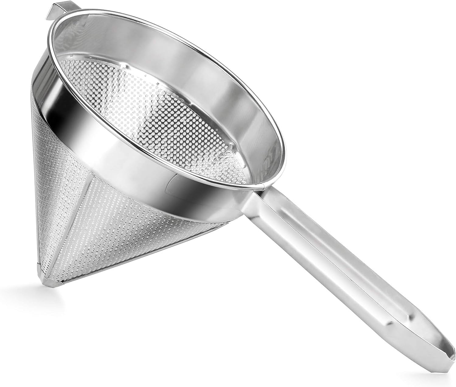 Soro Essentials- 10" Stainless Steel China Cap Strainer Coarse Mesh ...