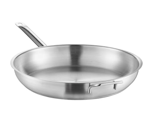Soro Essentials- 14” Stainless Steel Frying Pan with Tri-Ply ...