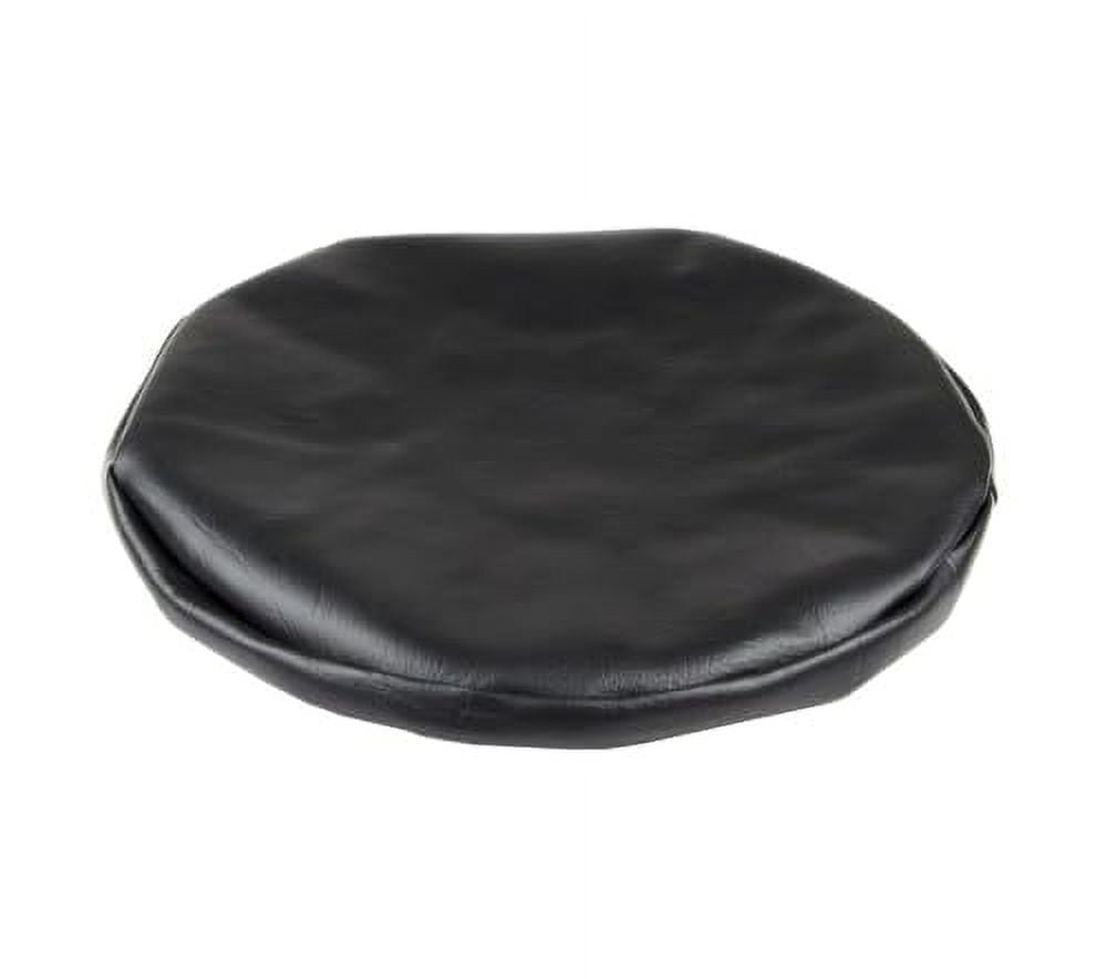 Soro Essentials- 15" Vinyl Round Bar Stool Cover Only Black Color ...