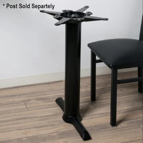 Soro Essentials- 18” Cast Iron Restaurant Cross Table Spider Base Only ...