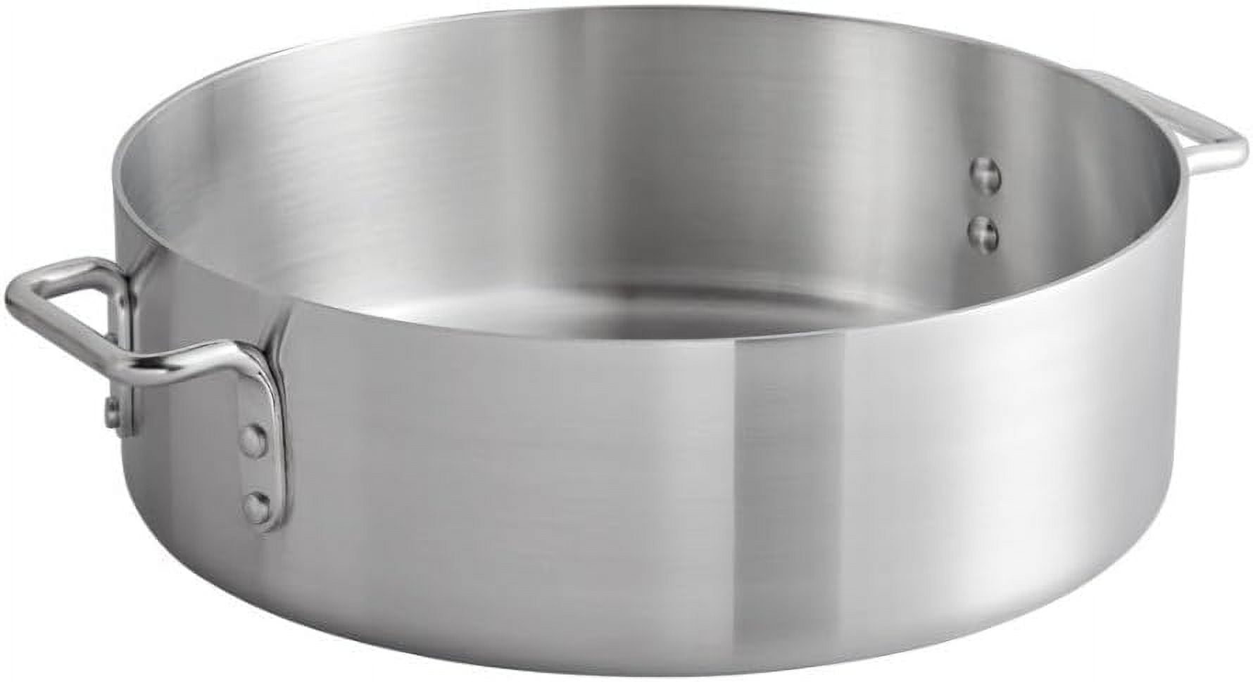Soro Essentials- 18 qt. Aluminum Brazier with Riveted Handles Medium ...