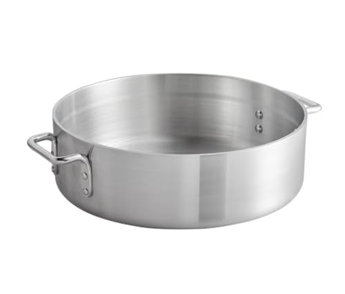 Soro Essentials- 18 qt. Heavy Weight Aluminum Brazier 6 mm Thickness ...