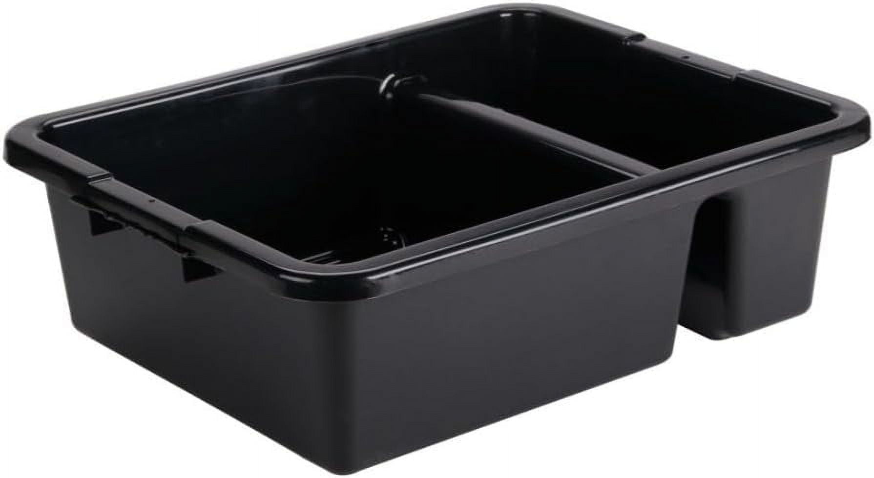 Soro Essentials- 21-1/4" x 17-1/4" x 7” Deep Commercial Divided Bus Box ...