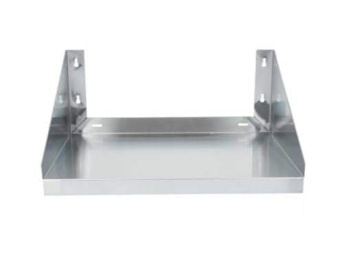 Soro Essentials- 24" Long x 24" Deep Stainless Steel Microwave Shelf ...