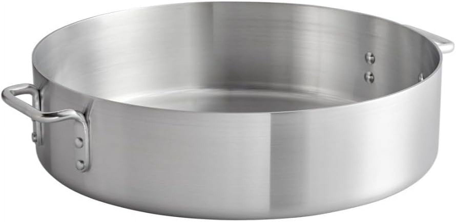 Soro Essentials- 24 qt. Aluminum Brazier with Riveted Handles Medium ...
