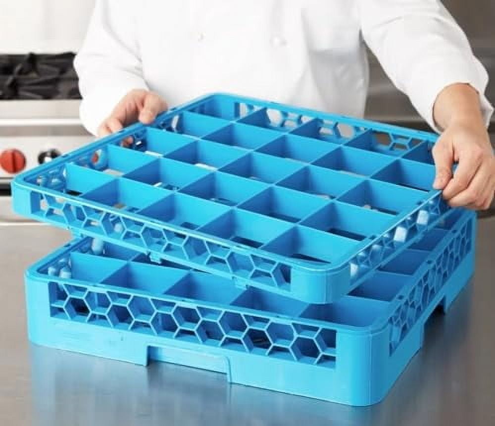Soro Essentials- 25 Compartment Glass Rack Extender Blue Color ...