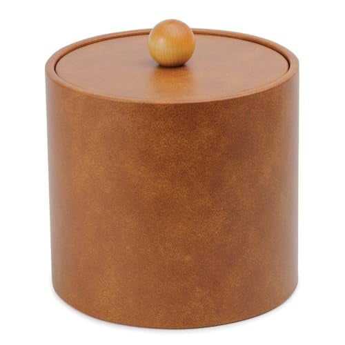 Soro Essentials- 3 qt. Plastic Insulated Ice Bucket with Lid Light ...