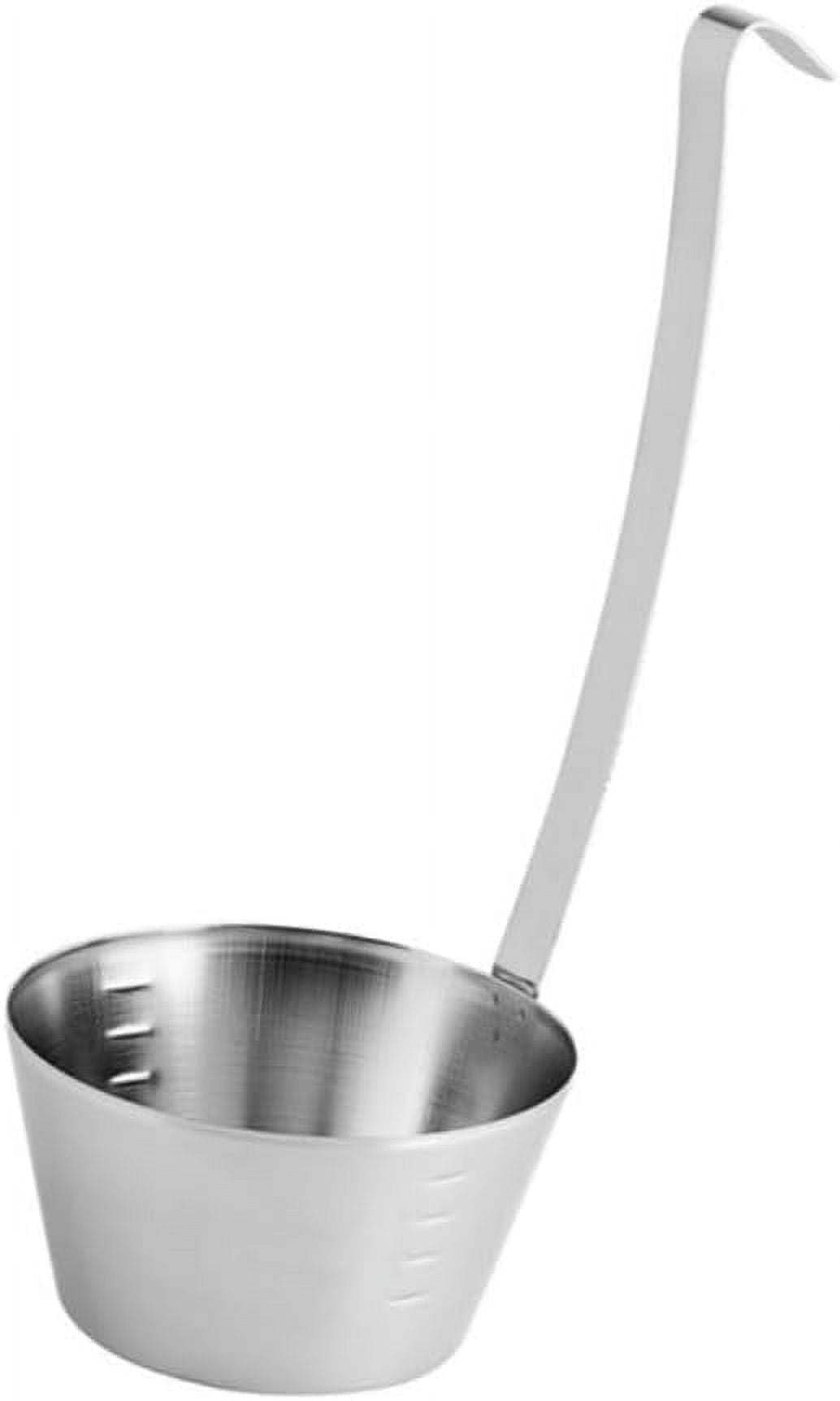 Soro Essentials- 32 oz. Stainless Steel Dipper Ladle with Hook Handle ...