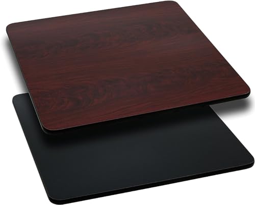 Soro Essentials- 36''x 36'' Wood Square Table Top with Black or ...