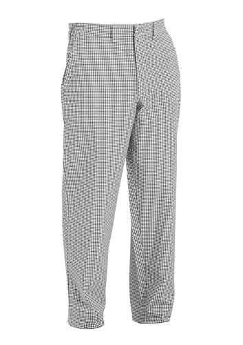 Soro Essentials- 40 Size Poly and Cotton Blend Checkered, Chef Cook ...