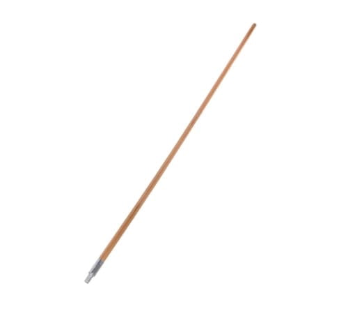 Soro Essentials- 60" Pole Wood Broom Handle with Metal Threaded Tip ...