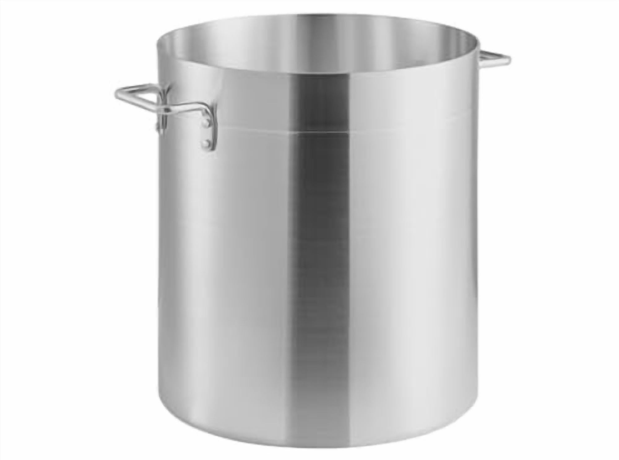 Soro Essentials- 60 qt. Medium Weight Aluminum Stock Pot- 4mm Thickness ...