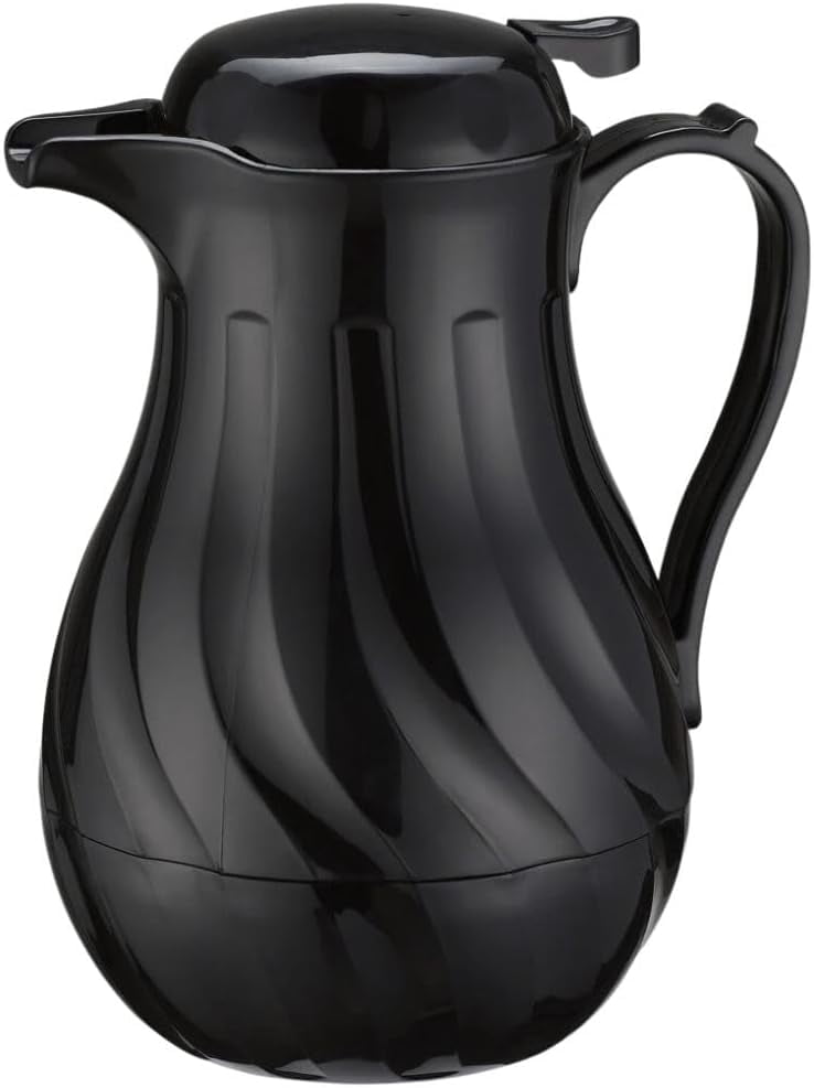 Soro Essentials- 64 oz Push Button Insulated Beverage Server with Swirl ...