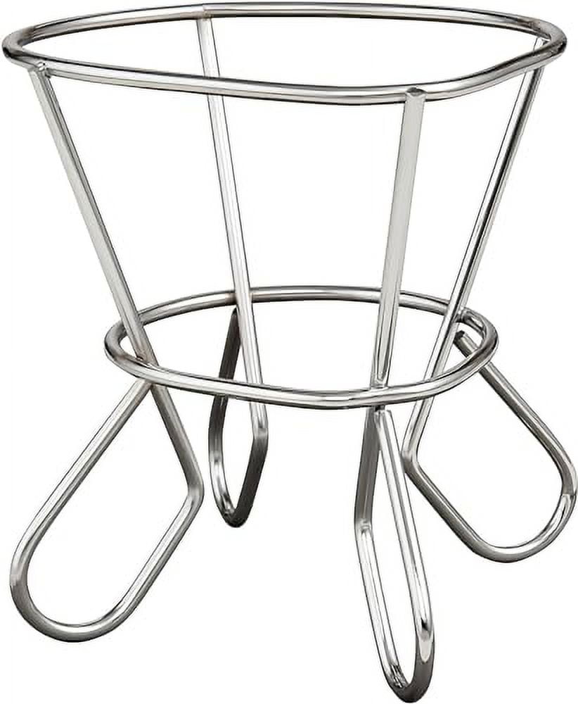 Soro Essentials- 8-1/2" x 7-1/4" x 6" Nickel Plated Ham Holder- Wire ...