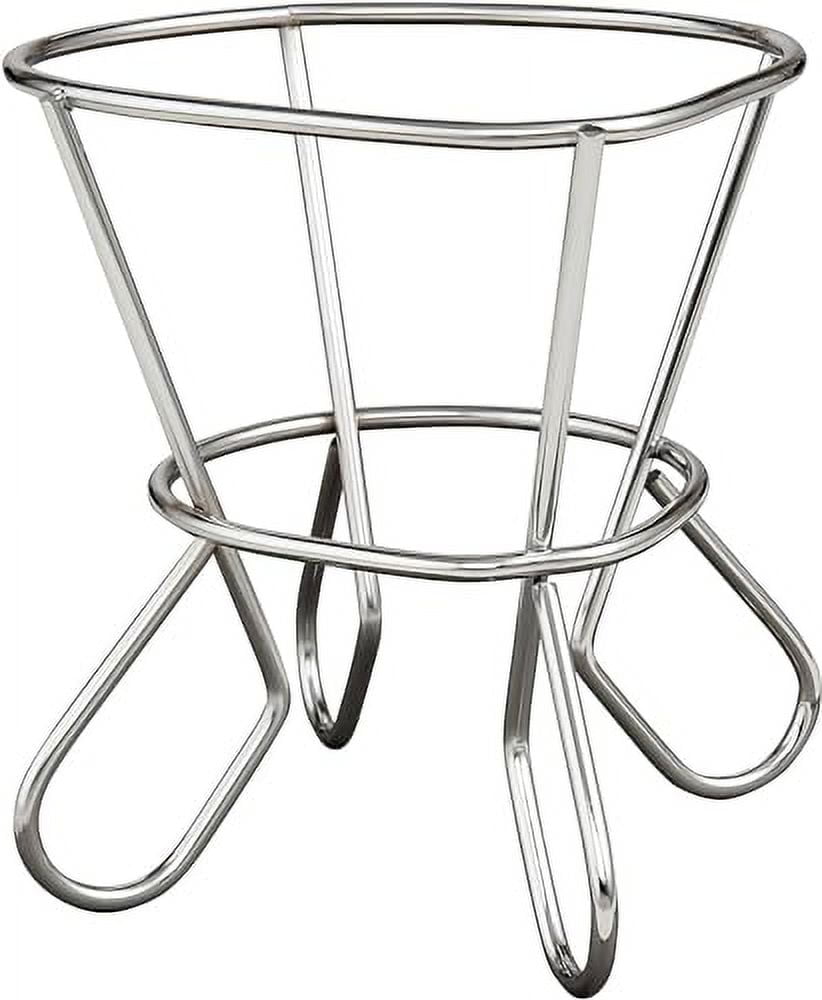 Soro Essentials- 8-1/2" x 7-1/4" x 6" Nickel Plated Ham Holder- Wire ...