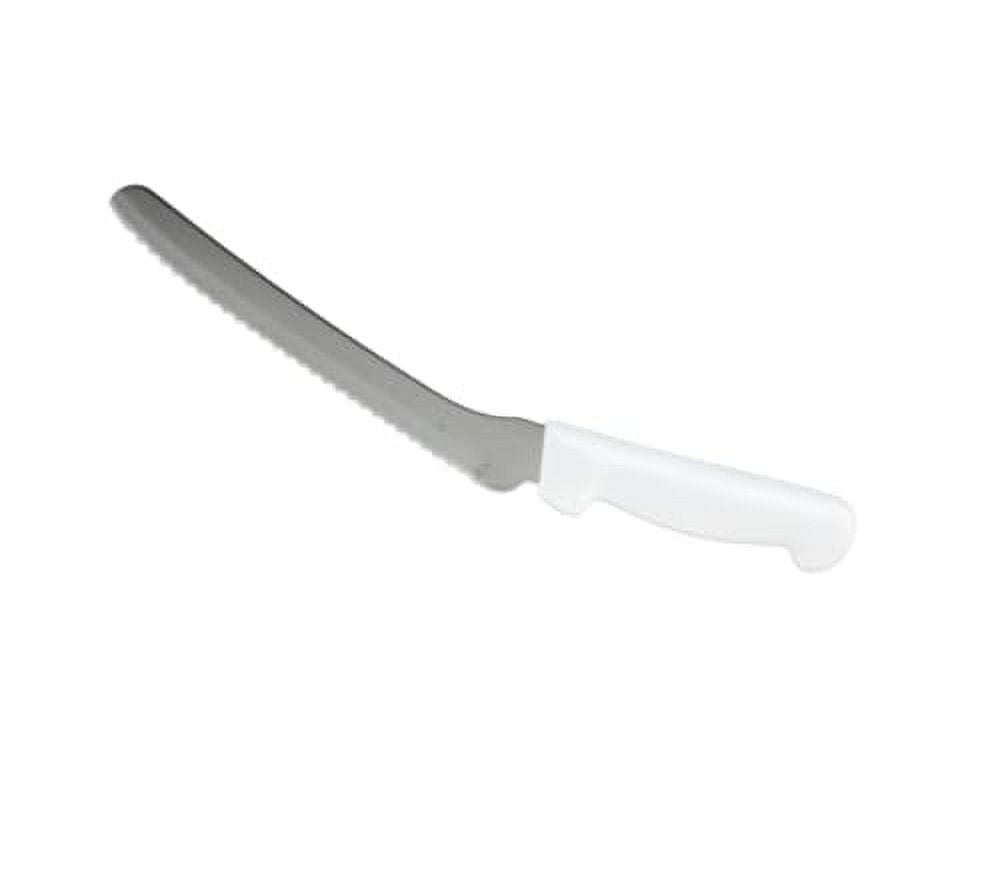Soro Essentials- 8" High Carbon Steel Scalloped Edge Sandwich Knife ...