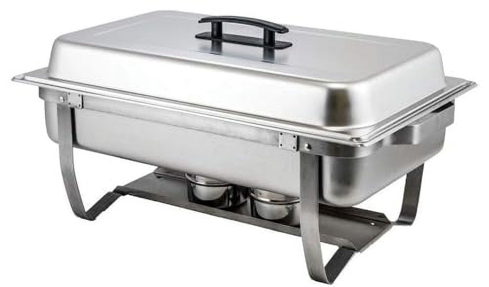 Soro Essentials- 8 qt. Stainless Steel Complete Set Stackable Chafing ...