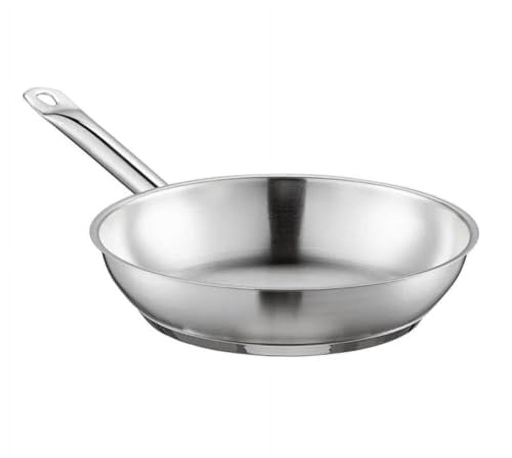 Soro Essentials- 9-1/2” Stainless Steel Frying Pan with Tri-Ply ...