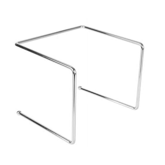 Soro Essentials- 9” L x 8” W x 7”H Chrome Plated Pizza Pan Riser Stand ...