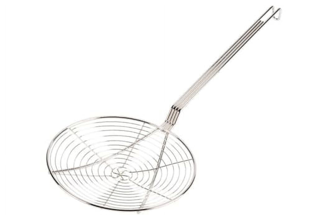 Soro Essentials- 9” Stainless Steel Round Spiral Wire Skimmer Strainer ...