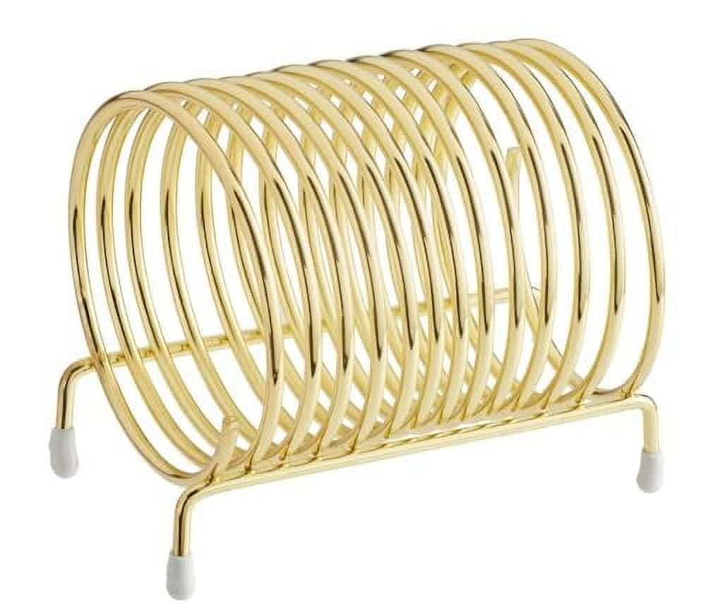Soro Essentials- Brass Finish Wire Check Caddy Holder - Wedding Place ...