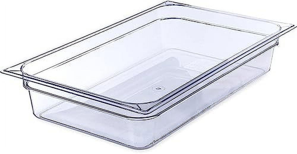 Soro Essentials- Full Size 4" Deep Polycarbonate Food Pan Clear Color ...