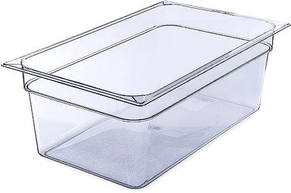 Soro Essentials- Full Size 8" Deep Polycarbonate Food Pan Clear Color ...