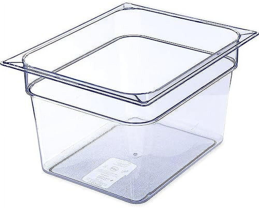 Soro Essentials- Half Size 8" Deep Polycarbonate Food Pan Clear Color ...