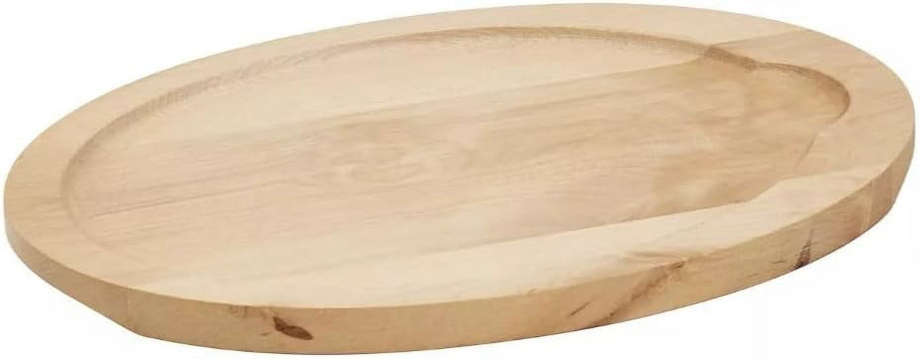 Soro Essentials- Oval Shape Wooden Fajita Underliner- Fajita Sizzle ...