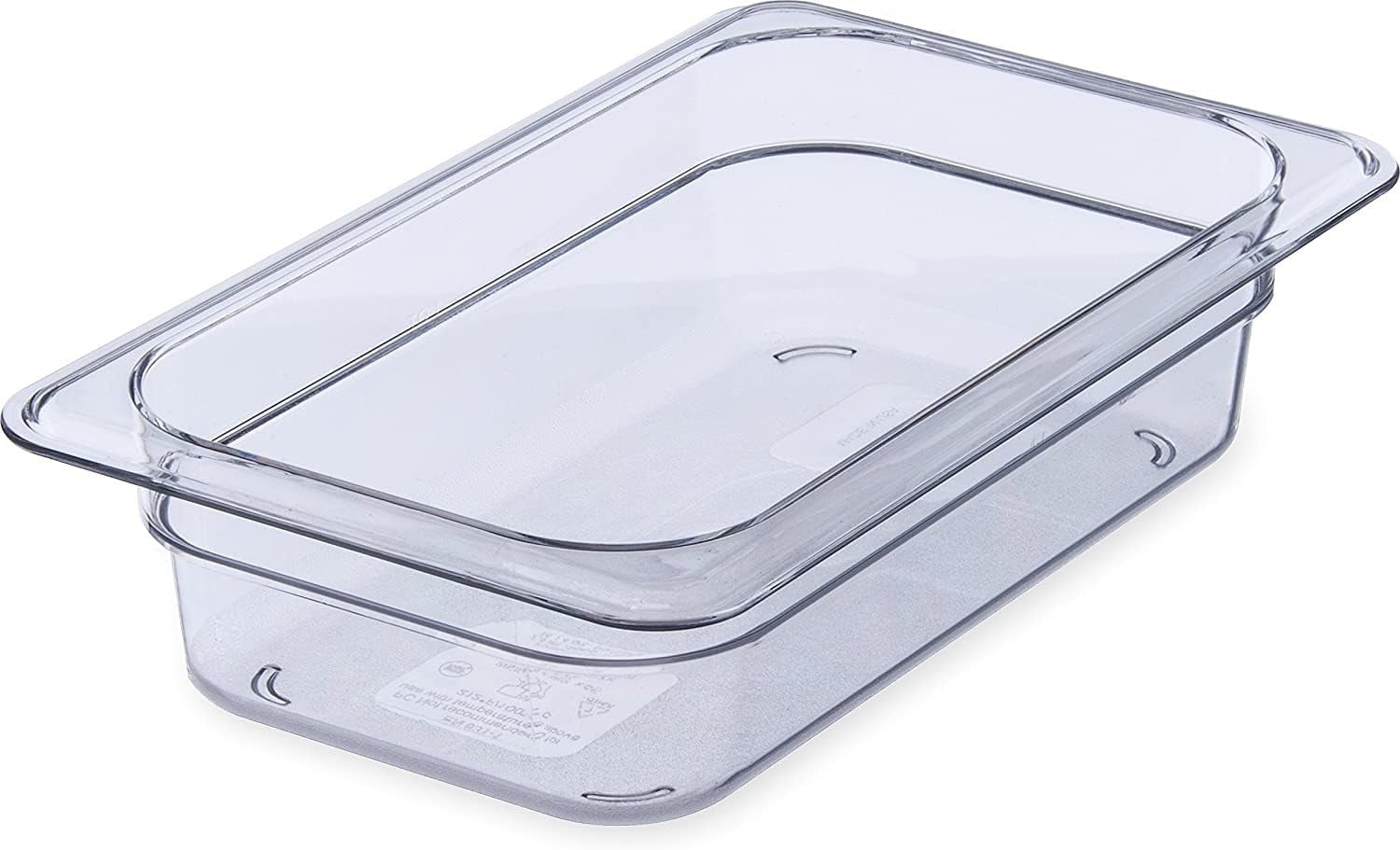 Soro Essentials- Quarter Size 2" Deep Polycarbonate Food Pan Clear ...