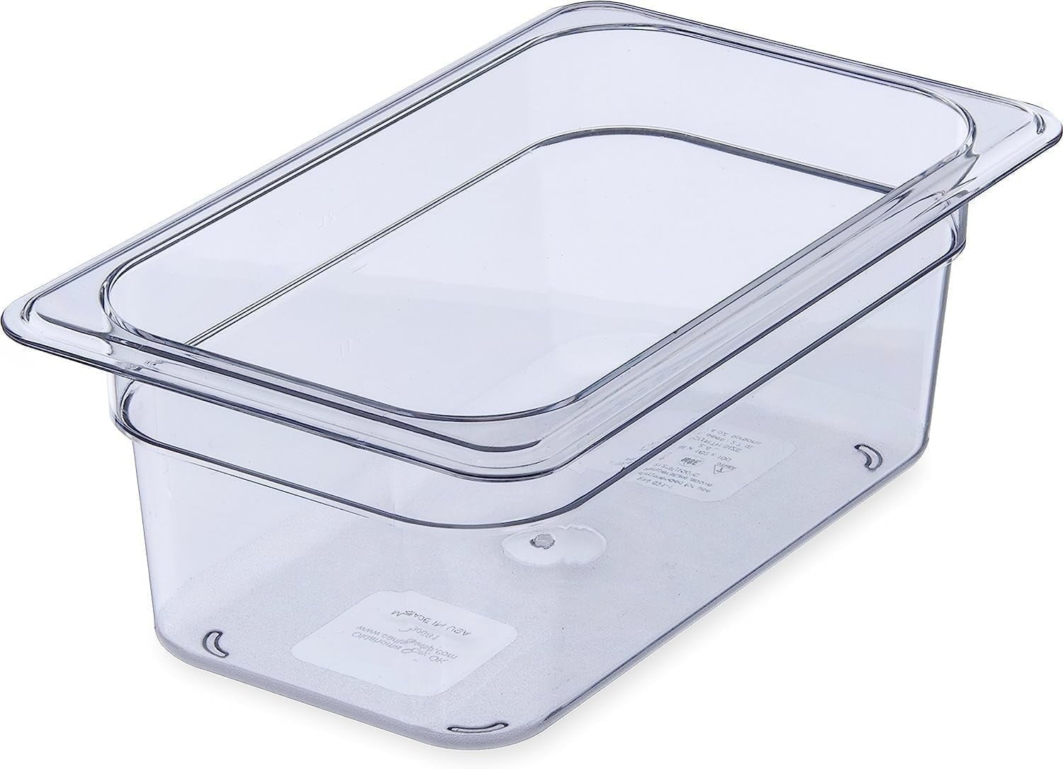Soro Essentials- Quarter Size 4" Deep Polycarbonate Food Pan Clear ...