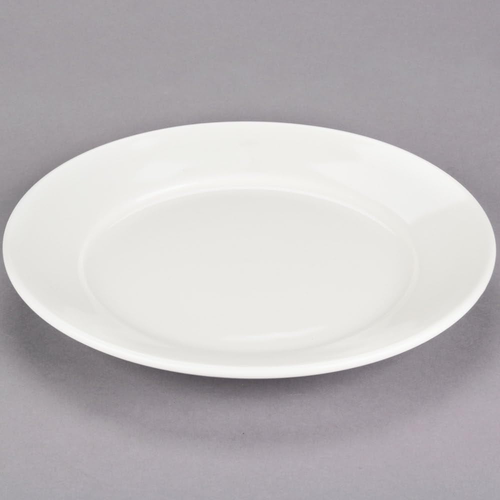 Soro Essentials- Set of 12 Ceramic 10-1/2" American White Victoria Wide ...