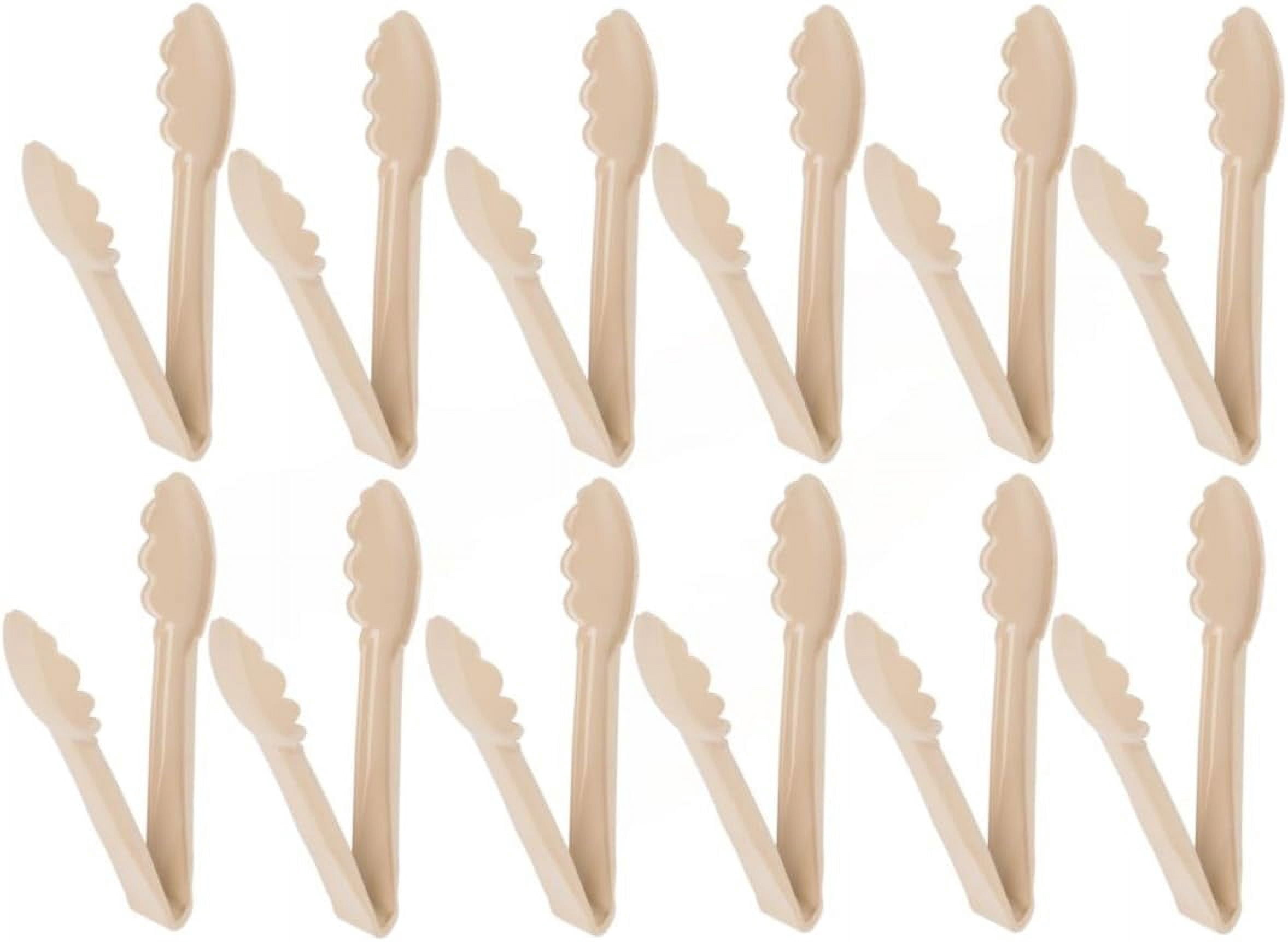 Soro Essentials- Set of 12- Polycarbonate 9” Tong Beige Color- Utility ...