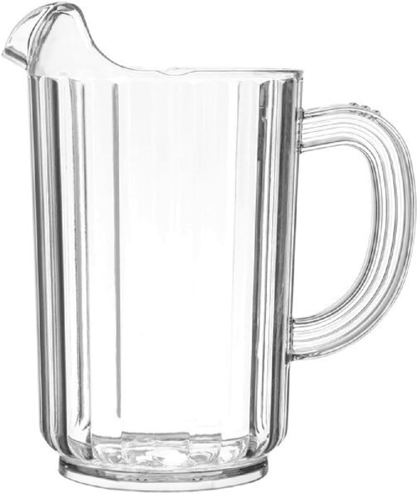 Soro Essentials- Set of 12- SAN Pitcher 32 oz. Clear Color- Beverage ...