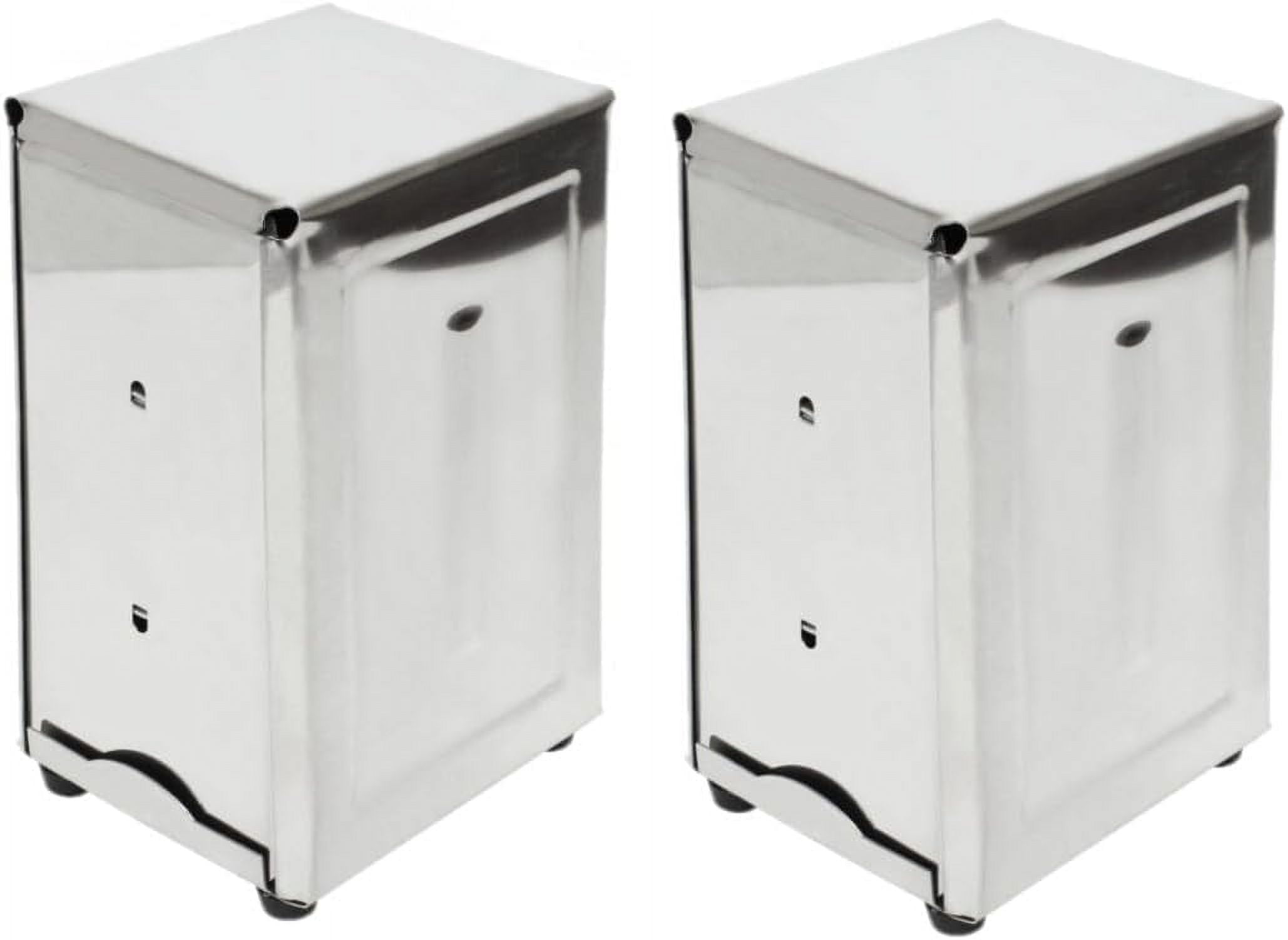 Soro Essentials- Set of 2 Stainless Steel Dual Sided Tall Fold Napkin ...