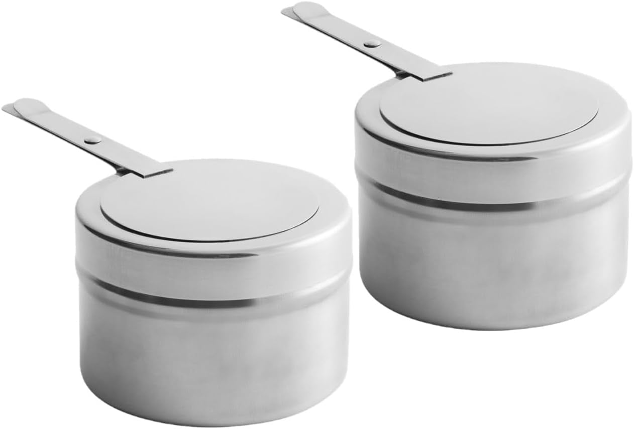 Soro Essentials- Set of 2 Stainless Steel Fuel Holder with Safety Cover ...