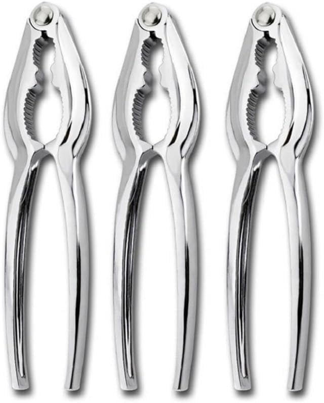 Soro Essentials- Set of 3 Chrome-Plated Lobster Crackers- Seafood Tool ...