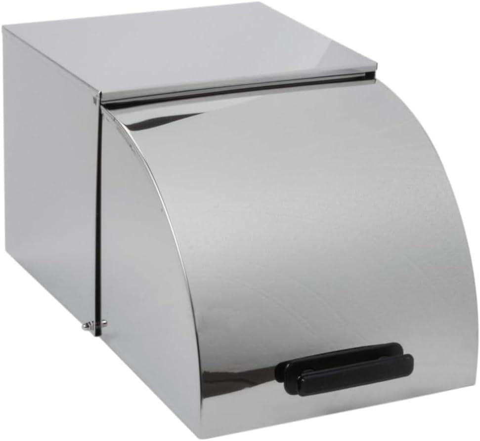 Soro Essentials- Stainless Steel Square Back Roll Top Cover with Handle ...