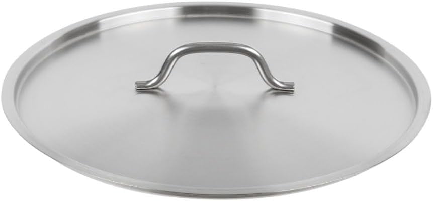 Soro Essentials- Stainless Steel Stock Pot Lid 15-3/4" Diameter x 1-19/ ...