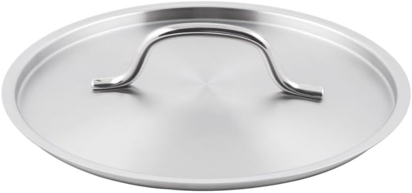 Soro Essentials- Stainless Steel Stock Pot Lid 9-7/16" Diameter x 1-19/ ...