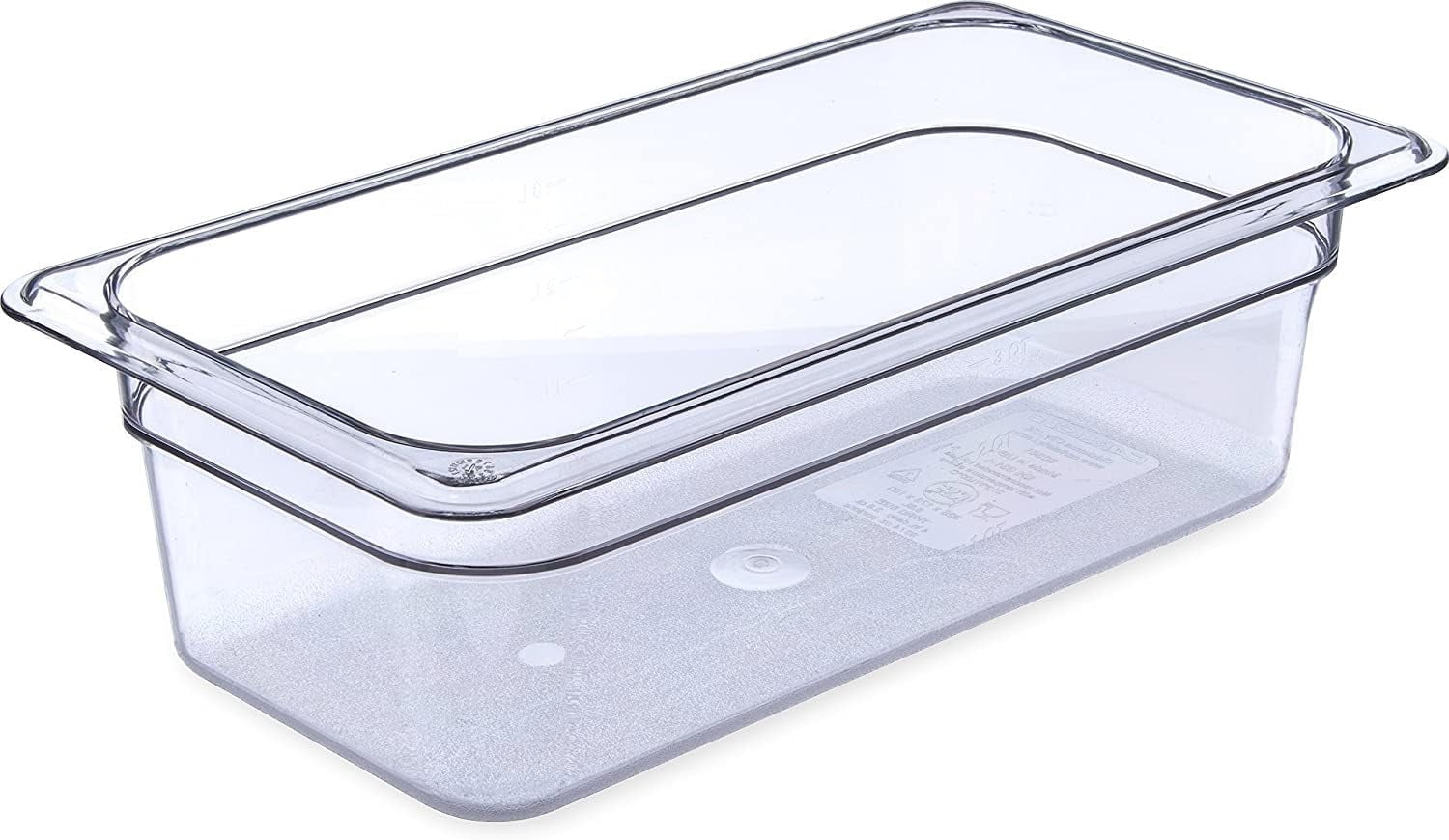Soro Essentials- Third Size 4" Deep Polycarbonate Food Pan Clear Color ...