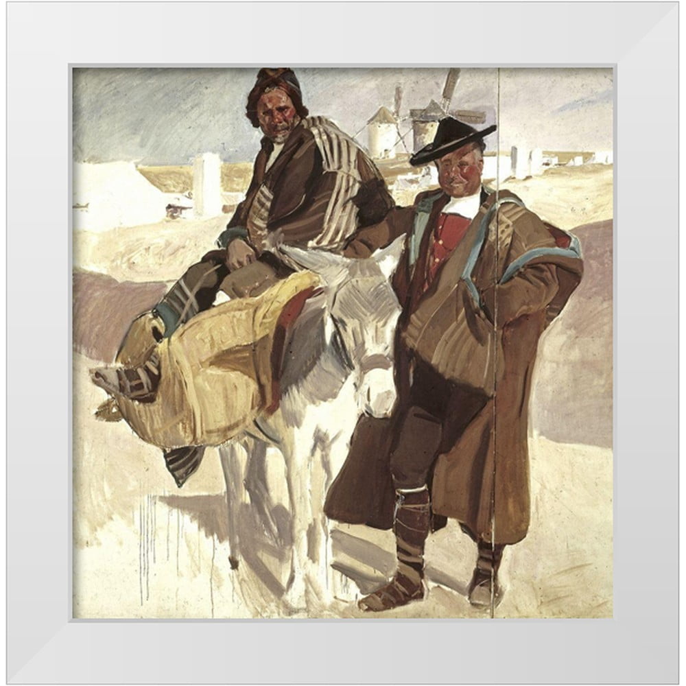 Sorolla y Bastida, Joaquin 20x20 White Modern Wood Framed Museum Art Print Titled - Typical Men ...