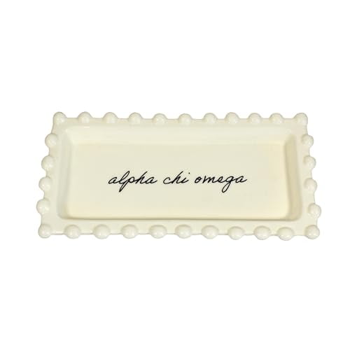 Sorority Shop Alpha Chi Omega Jewelry Dish - Rectangular Gloss Finish ...