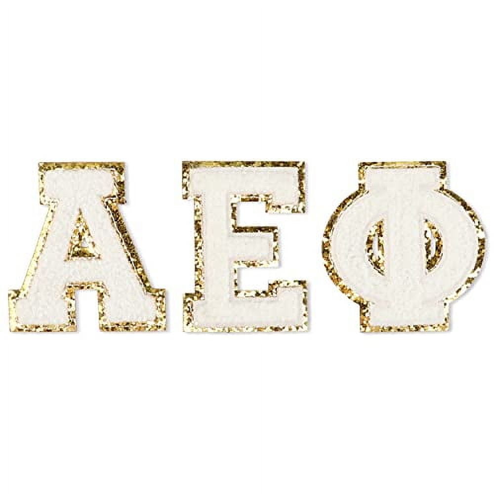 Sorority Shop Alpha Epsilon Phi Chenille Letter Stickers - Adhesive ...